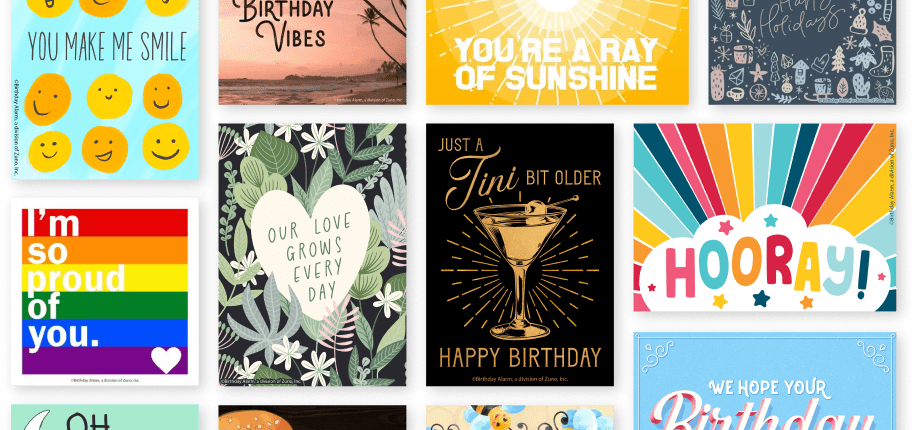 BirthdayAlarm ⏰ - 4500+ Online Greeting Cards - send ecards by text or ...