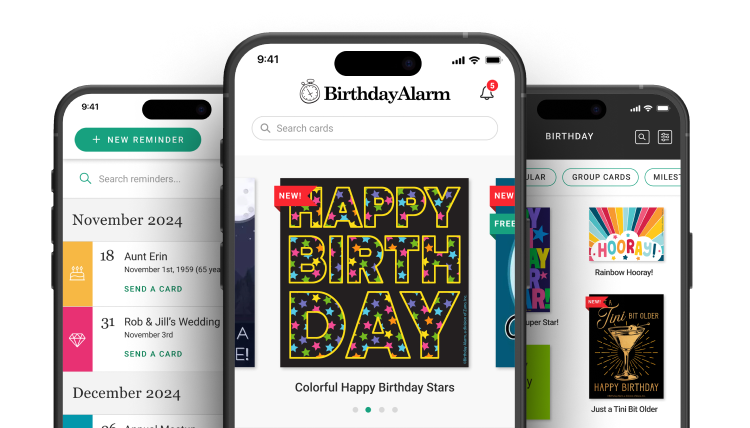 BirthdayAlarm ⏰ - 4500+ Online Greeting Cards - send ecards by text or ...